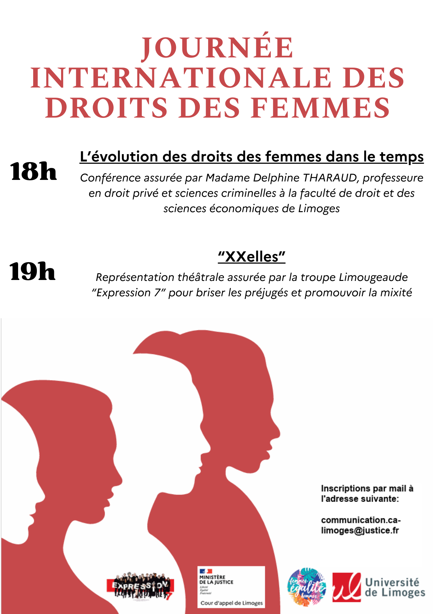 Célébrons la journée internationale des droits des femmes | Cour d'appel de Limoges